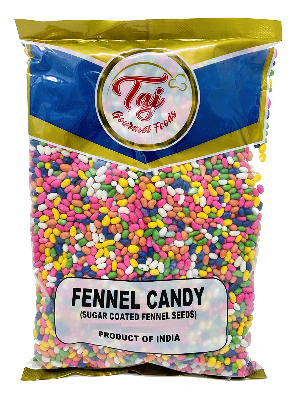Taj Fennel Candy Sugar Coated Fennel Seeds Saunf
