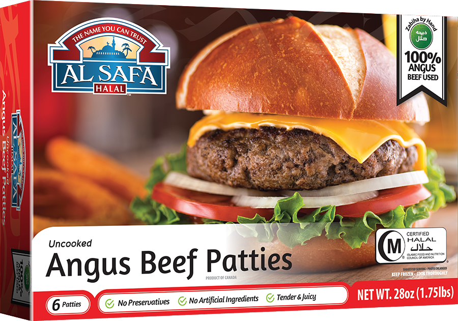 Al Safa Angus Beef Patties, 1.75lbs