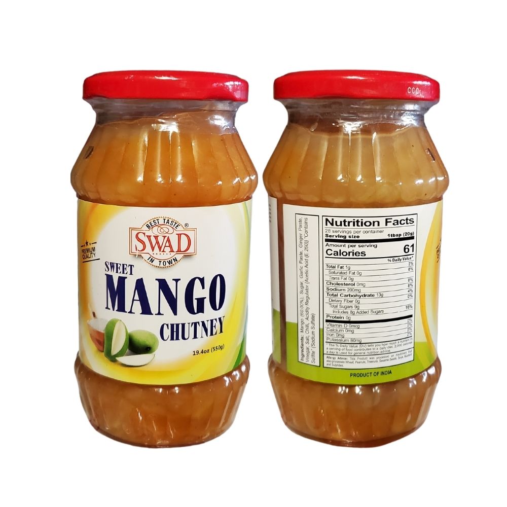 Swad SweetMango Chutney 19.4oz (550g)